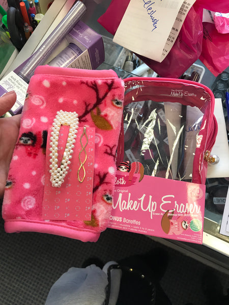 MakeUp Eraser Sloth with 2 barettes – Cosmetic Scenter